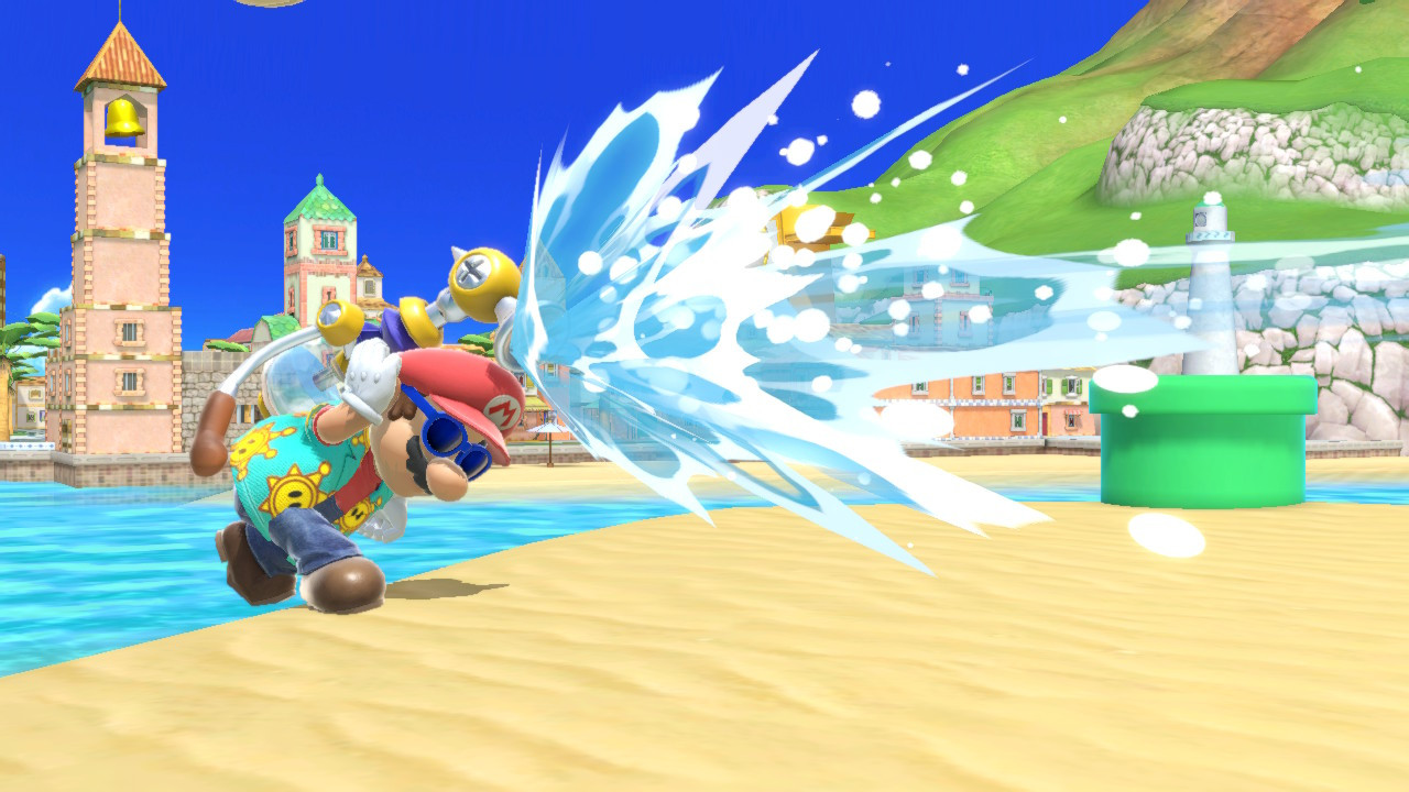 Sunshine Mario & F.L.U.D.D. Mod for Super Smash Bros. Ultimate | SSBU Mods