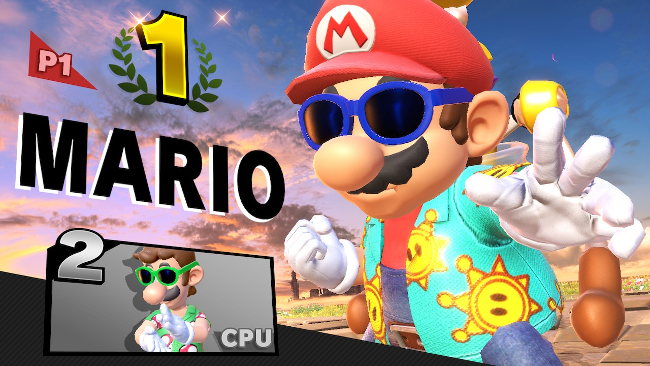 Sunshine Mario & F.L.U.D.D. Mod for Super Smash Bros. Ultimate | SSBU Mods