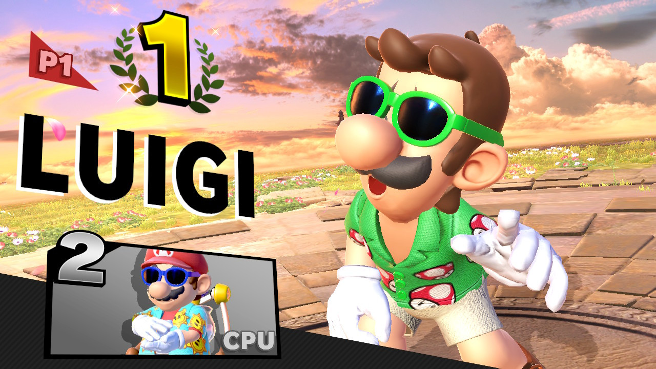 Vacation Luigi Mod for Super Smash Bros. Ultimate | SSBU Mods