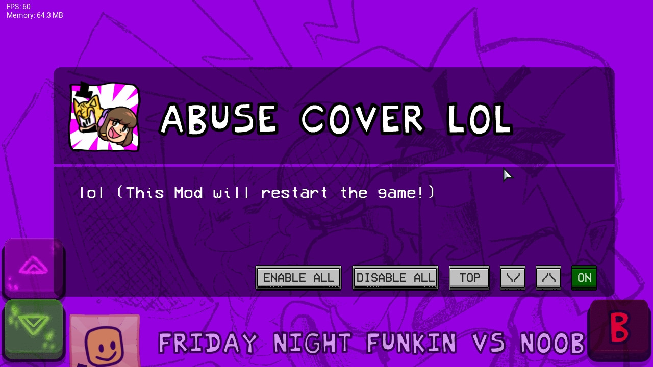 Abuse but Melodii and the yellow sonic sings it Mod for Friday Night ...