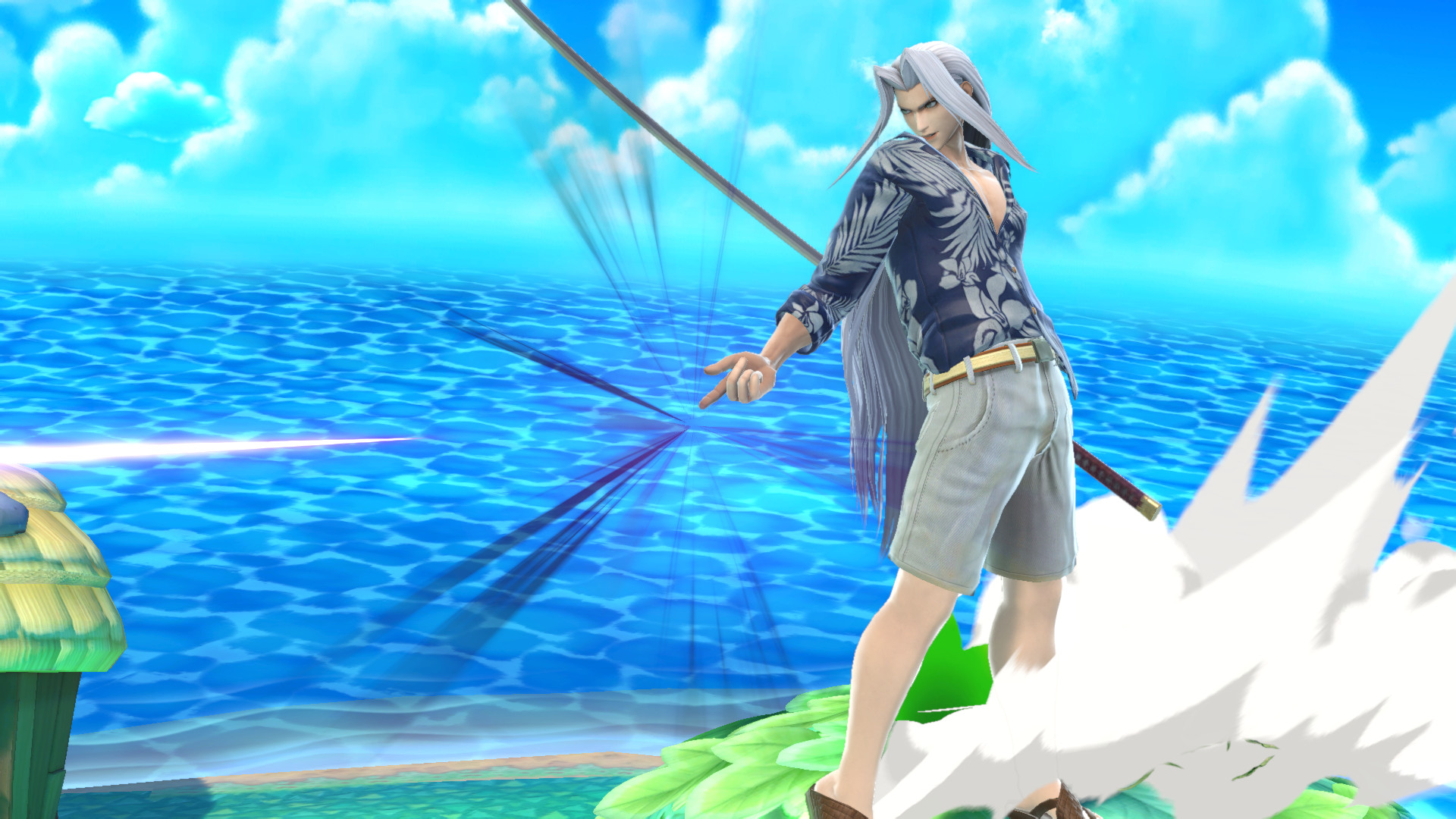 Summer Casual Sephiroth Mod for Super Smash Bros. Ultimate | SSBU Mods