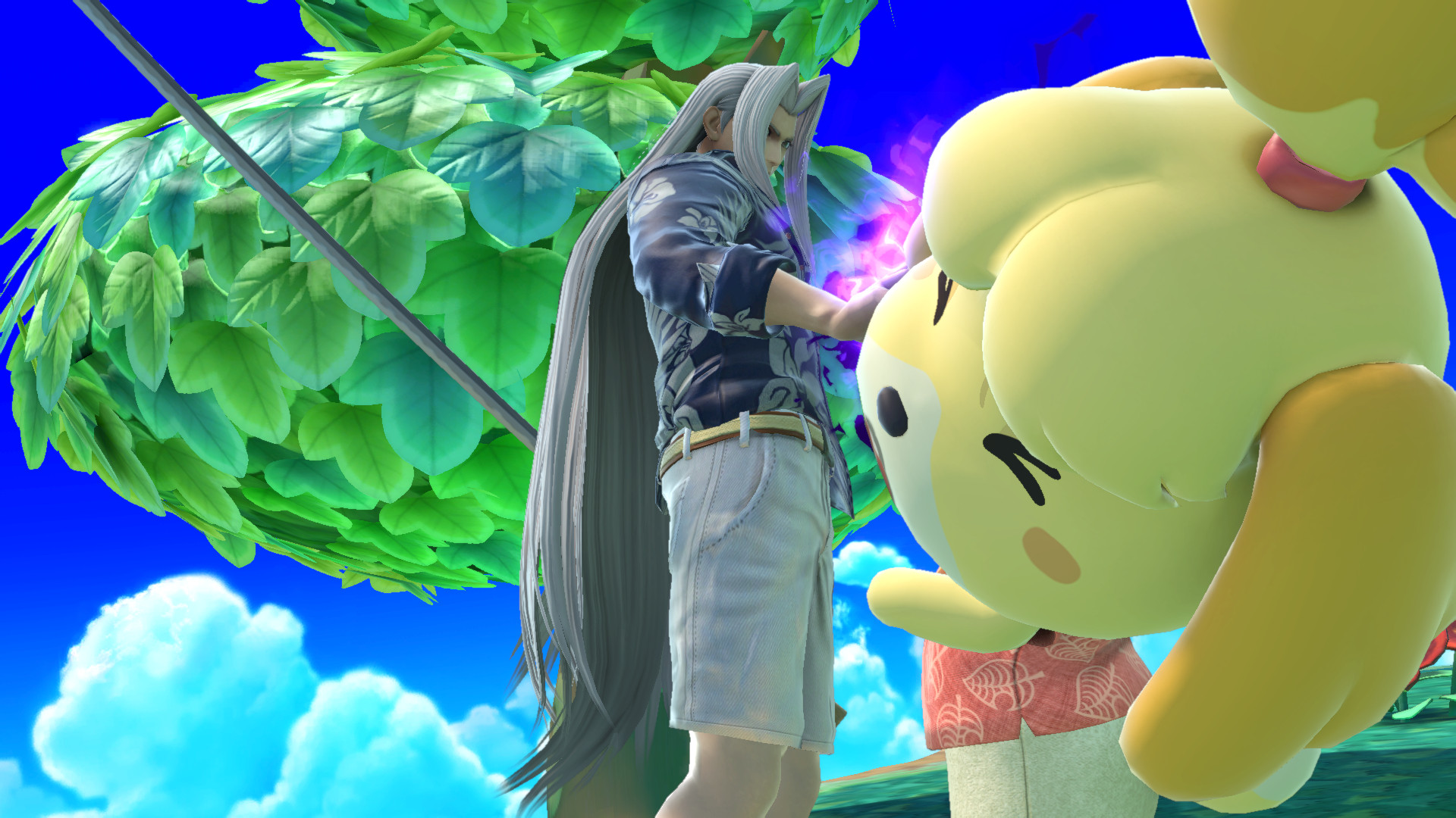 Summer Casual Sephiroth Mod for Super Smash Bros. Ultimate | SSBU Mods