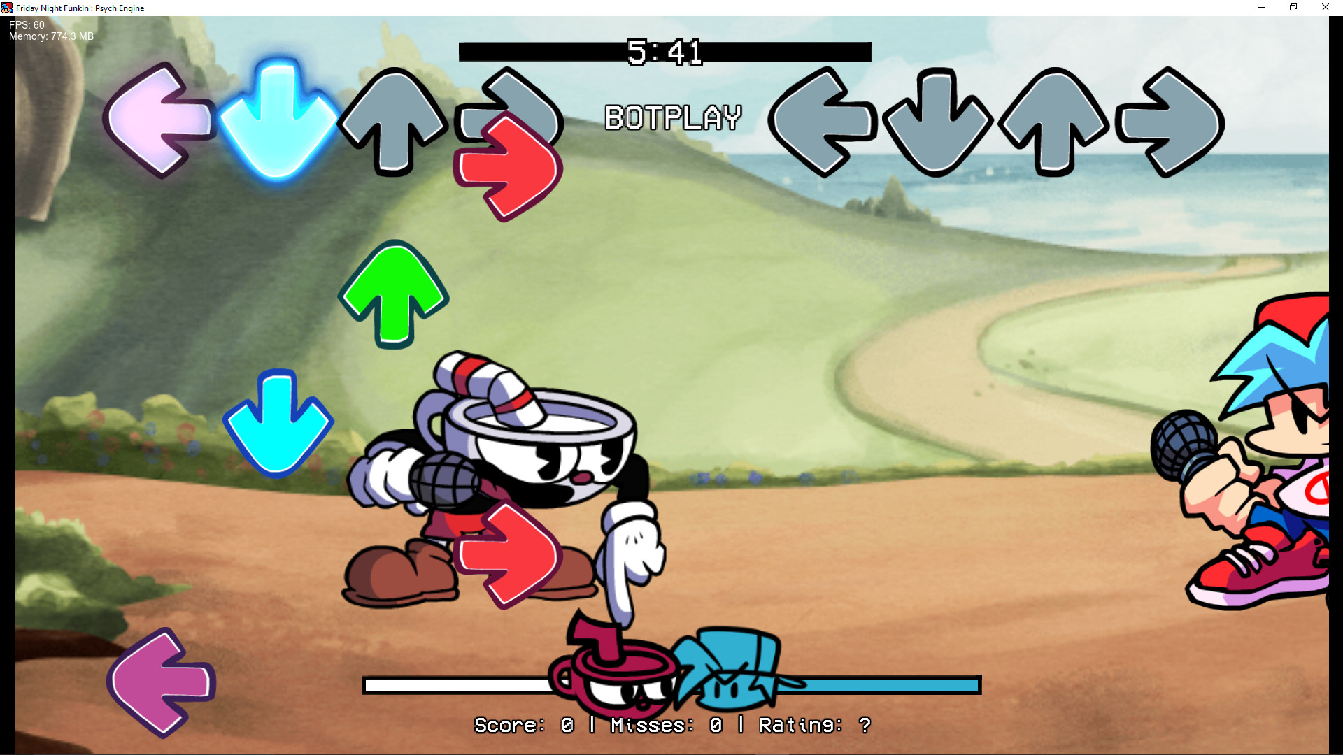 Crossed Out Charted Mod for Friday Night Funkin' | FNF Mods