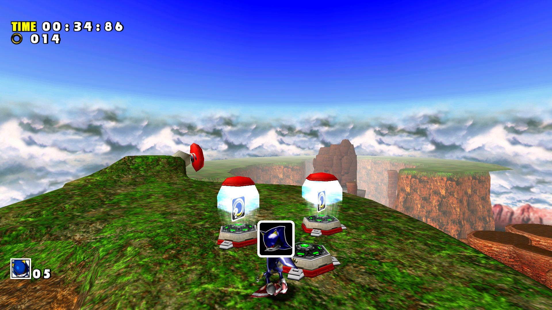 DC Metal Sonic 1up Icon Mod for Sonic Adventure DX | SADX Mods