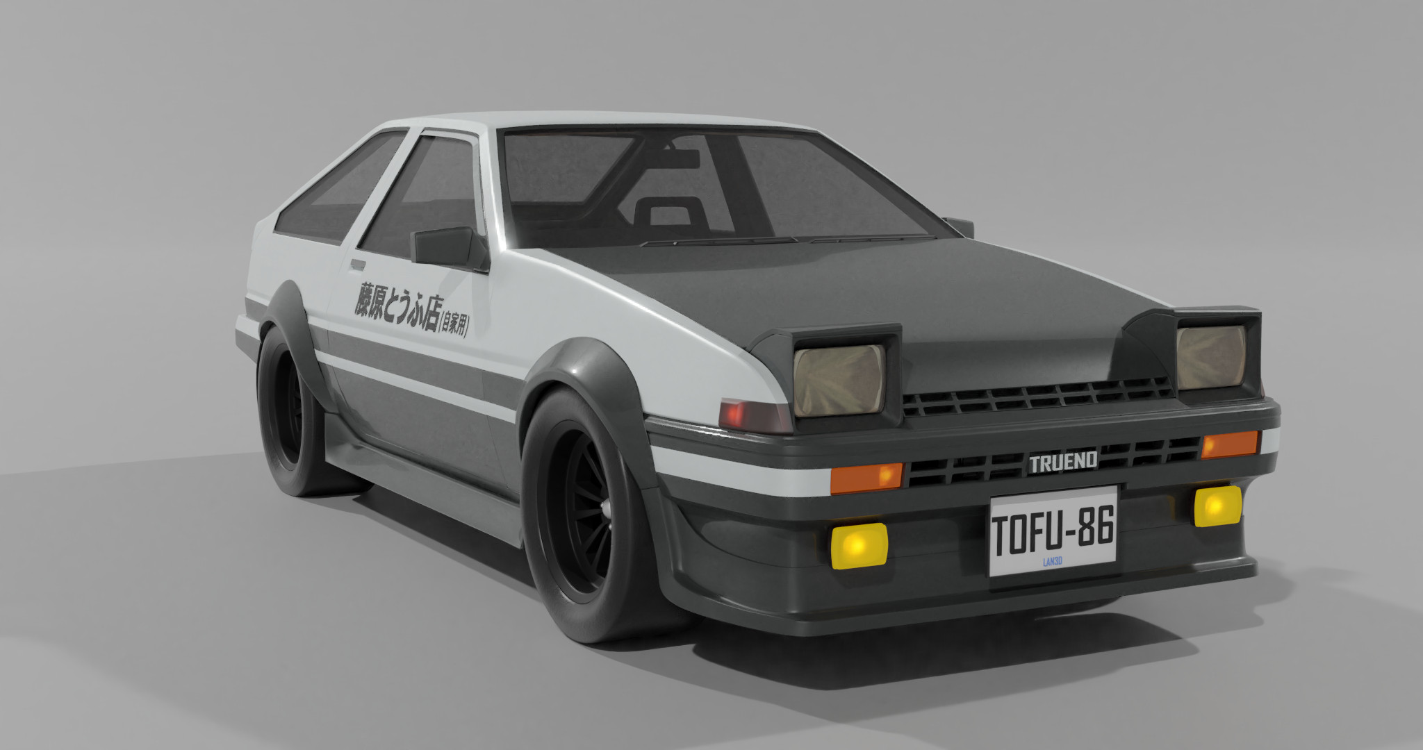 Toyota AE86 Trueno UI Mod for Mario Kart 8 Deluxe | MK8D Mods