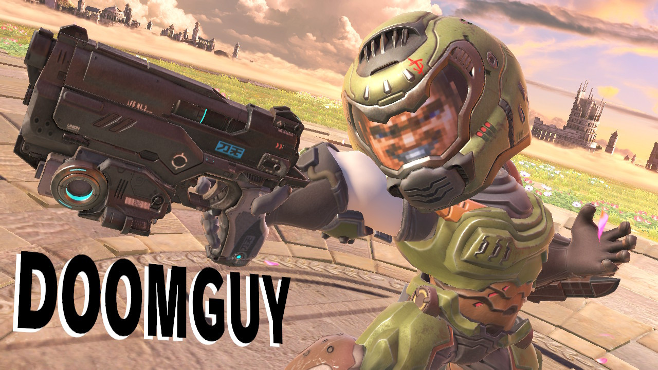 Old School DoomGuy Visor Mod for Super Smash Bros. Ultimate | SSBU Mods