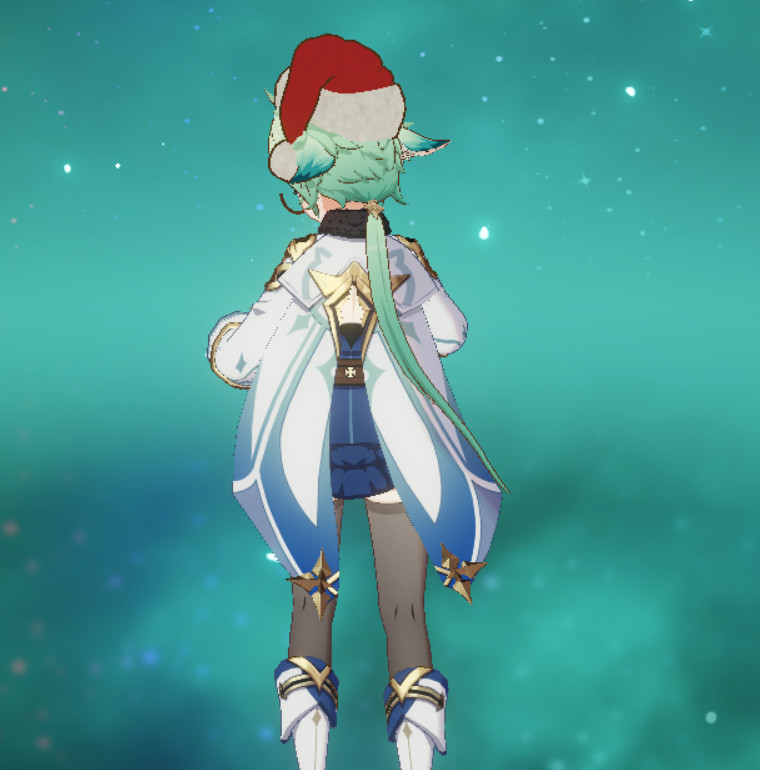 Santa Hat Sucrose Mod for Genshin Impact | GI Mods