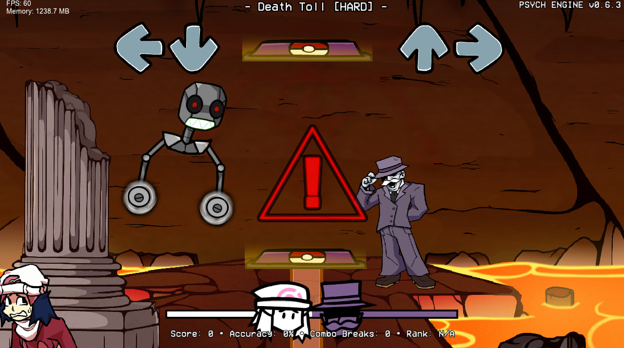 Death Toll but BUZZSAWS Mod for Friday Night Funkin' | FNF Mods