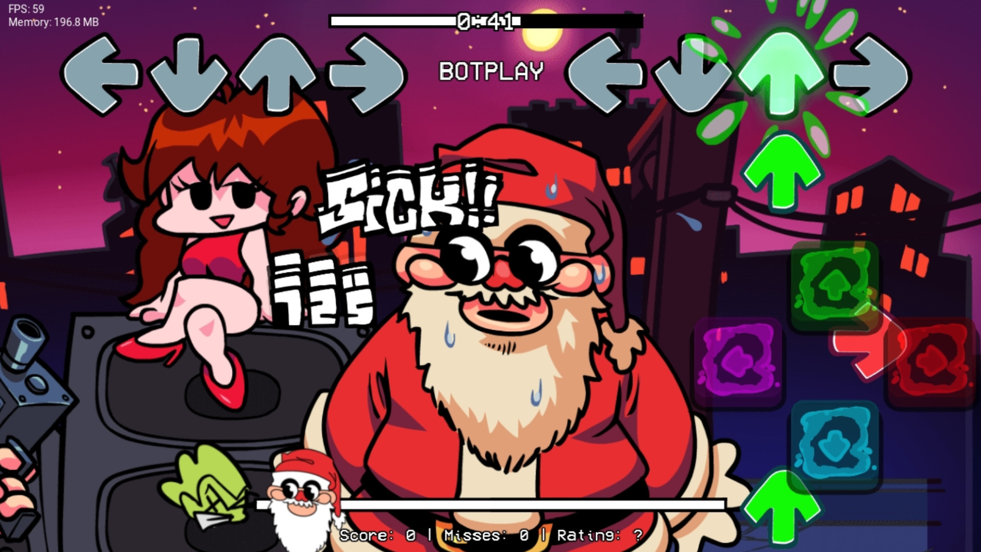 Santa Playable' Mod for Friday Night Funkin' | FNF Mods