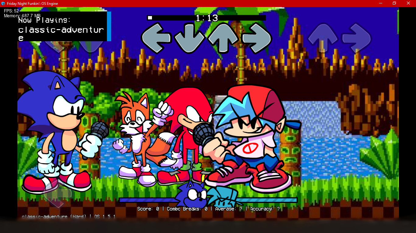 FNF Vs Classic Sonic Mod for Friday Night Funkin' | FNF Mods