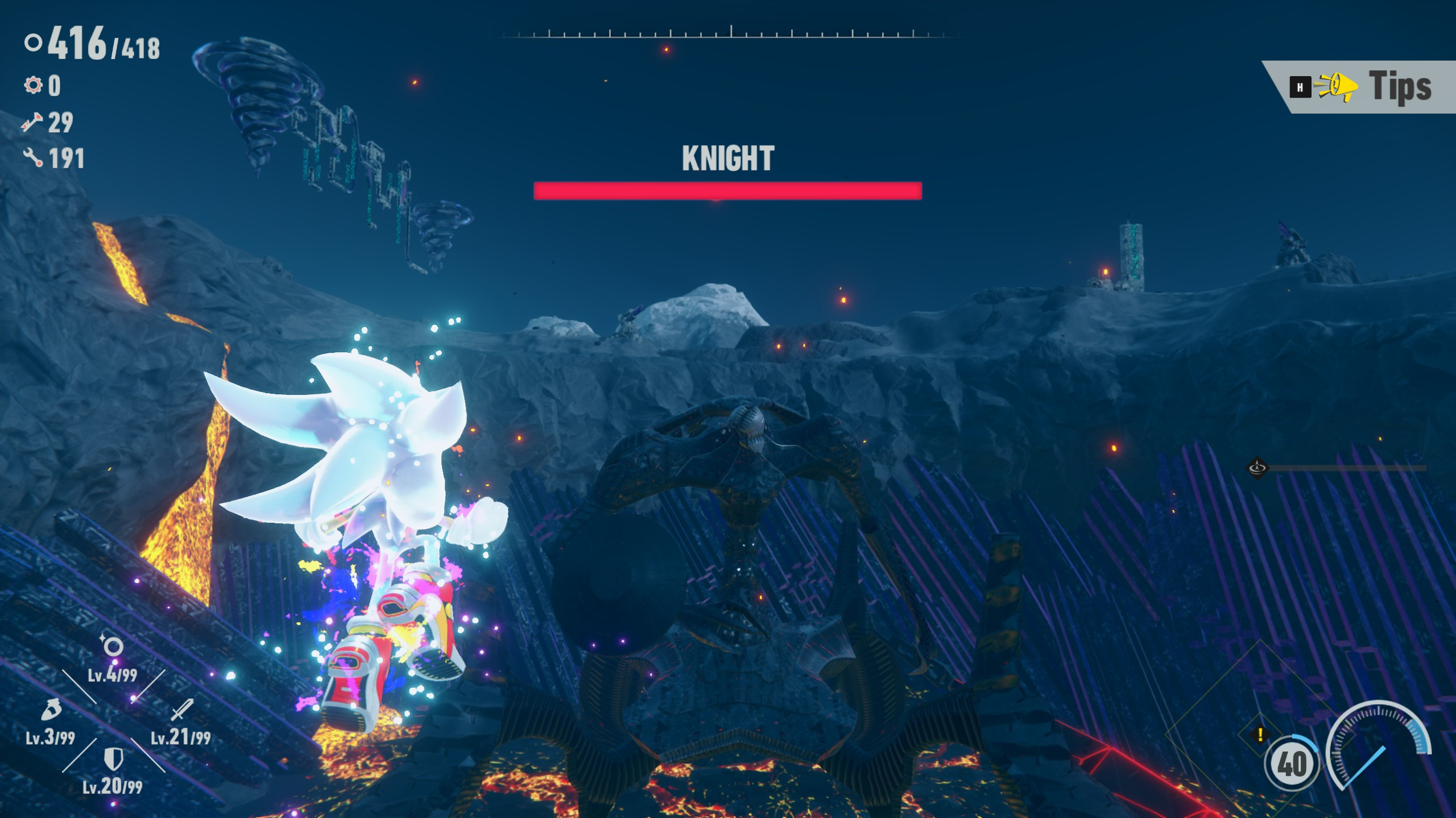 Super/Hyper Sonic Faithful (flying+custom physics) [Sonic Frontiers] [Mods]