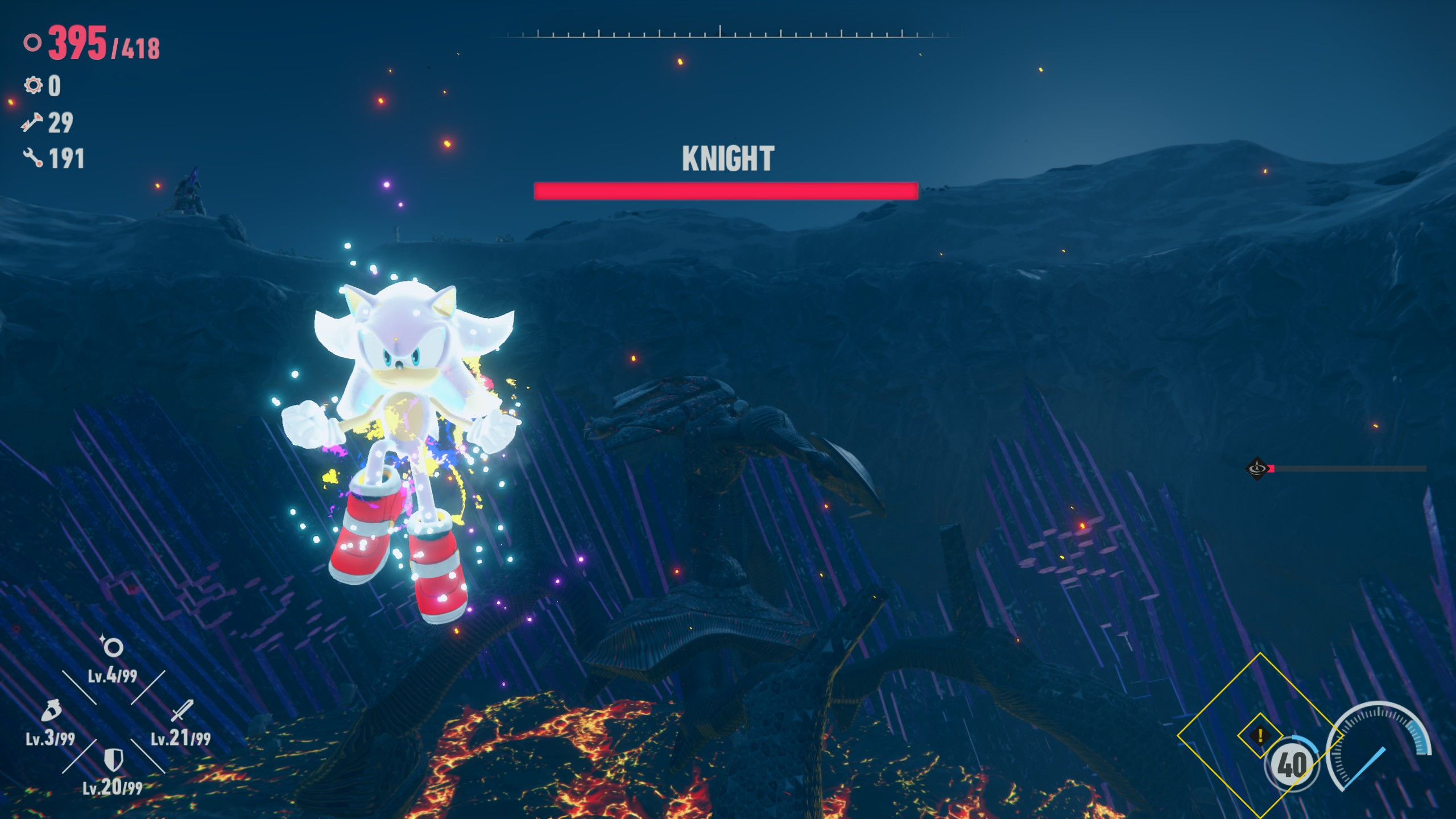 Super/Hyper Sonic Faithful (flying+custom physics) [Sonic Frontiers] [Mods]