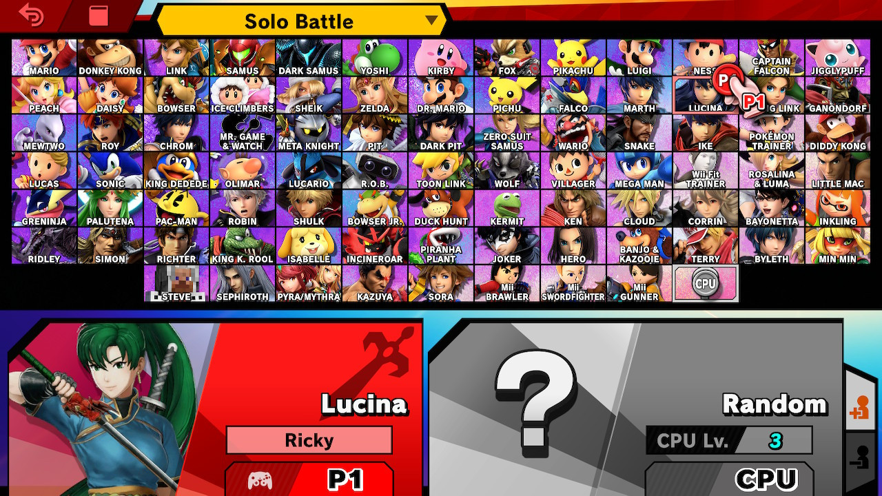 Warriors Lyn UI for Lucina [Super Smash Bros. Ultimate] [Mods]