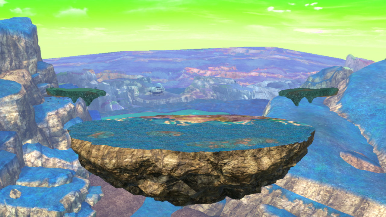 Planet Namek Over Online Practice Stage Mod for Super Smash Bros ...