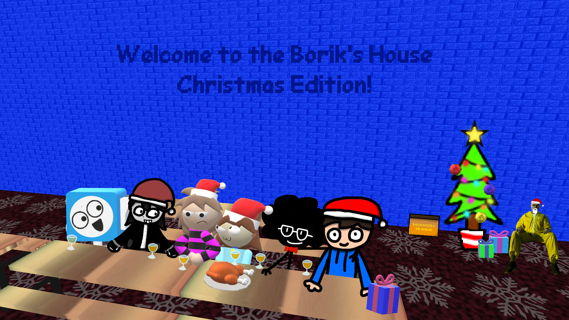 Borik's House CHRISTMAS EDITION [Baldi's Basics] [Mods]
