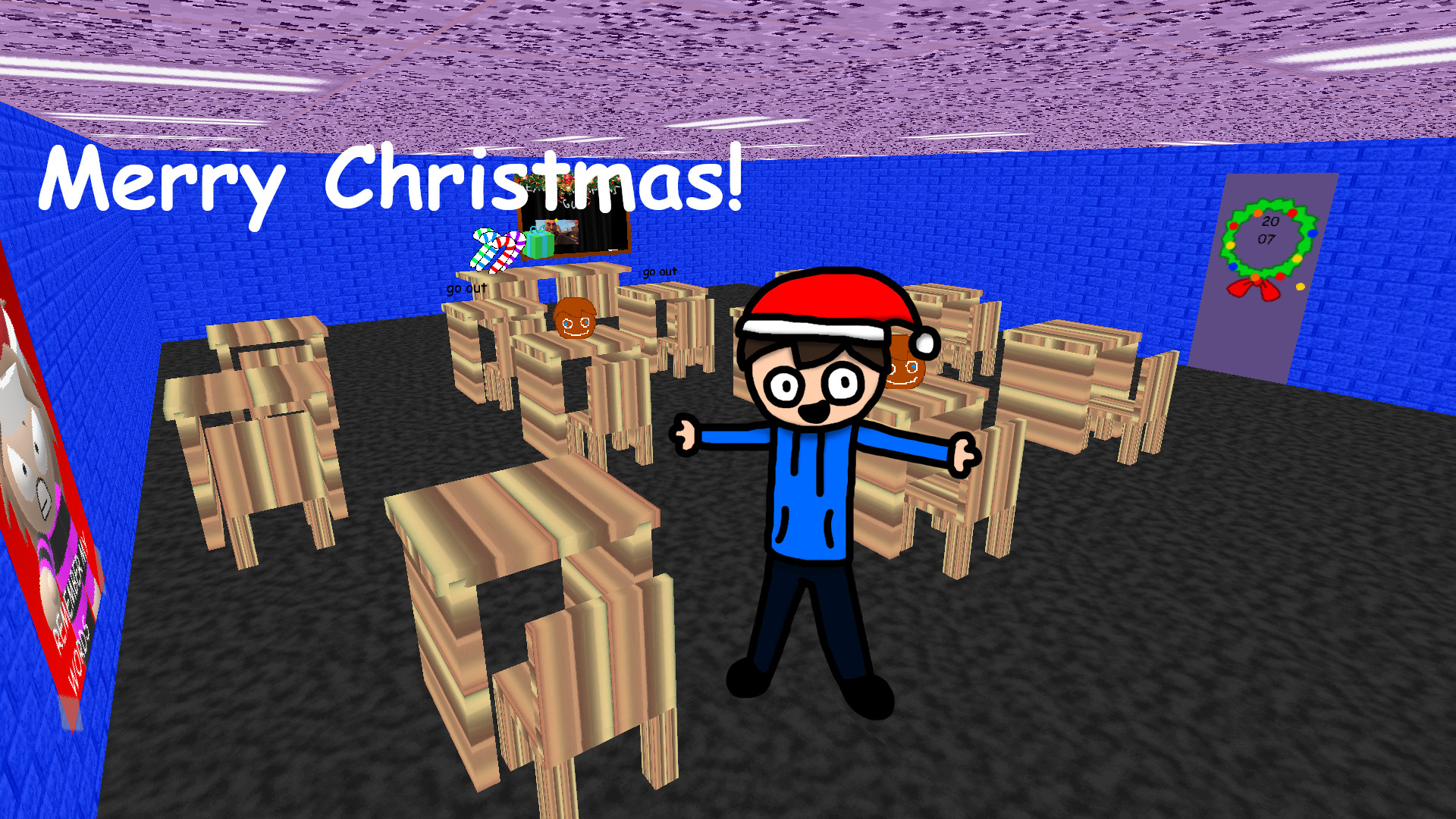 Borik's House CHRISTMAS EDITION [Baldi's Basics] [Mods]