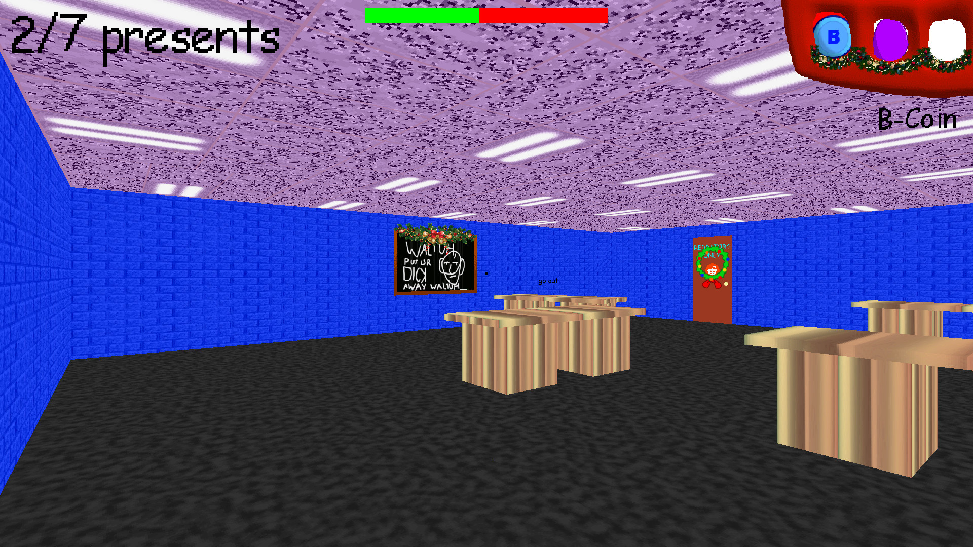 Borik's House CHRISTMAS EDITION [Baldi's Basics] [Mods]