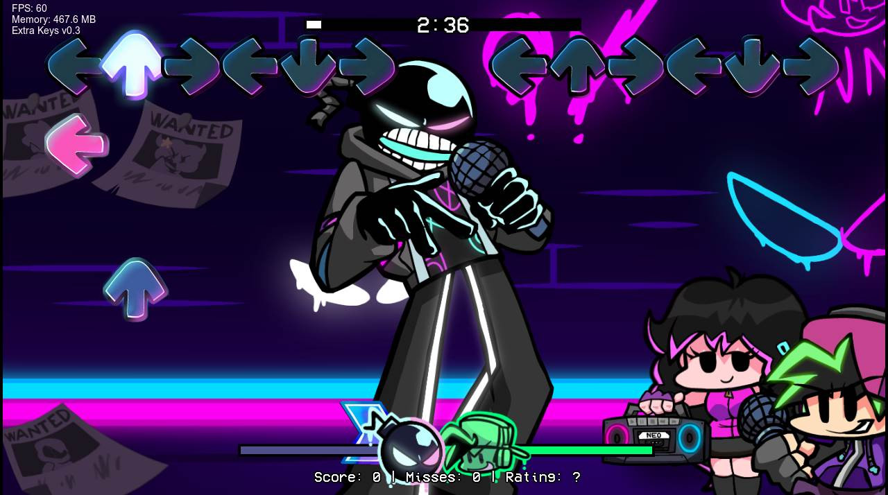 FNF NEO VS. Whitty Extra Keys Re-Chart "Full Week Mod for Friday Night ...