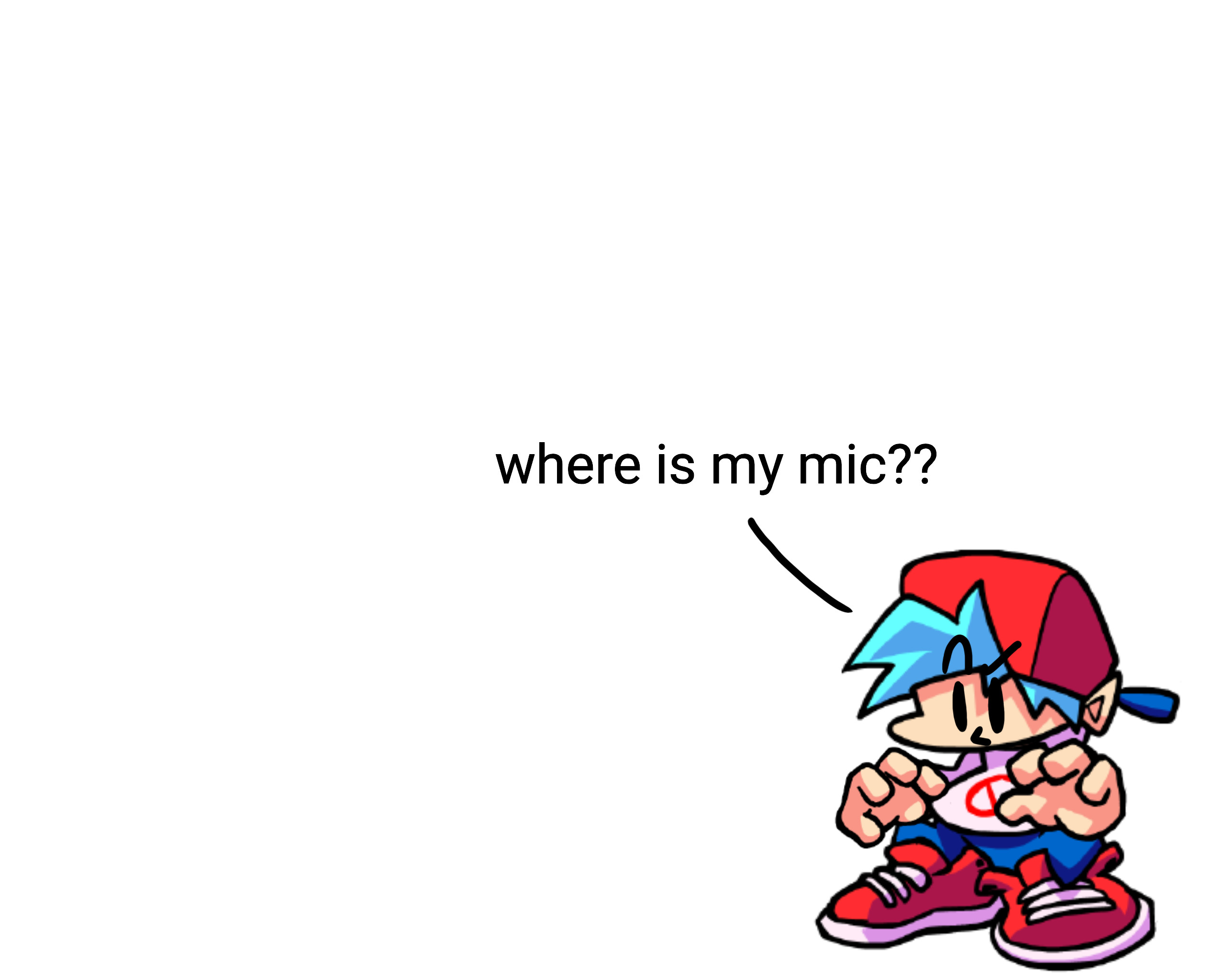 Bf no Mic over bf [Friday Night Funkin'] [Mods]