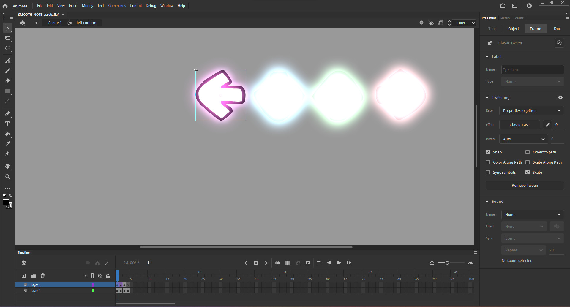 Smooth note assets Mod for Friday Night Funkin' | FNF Mods