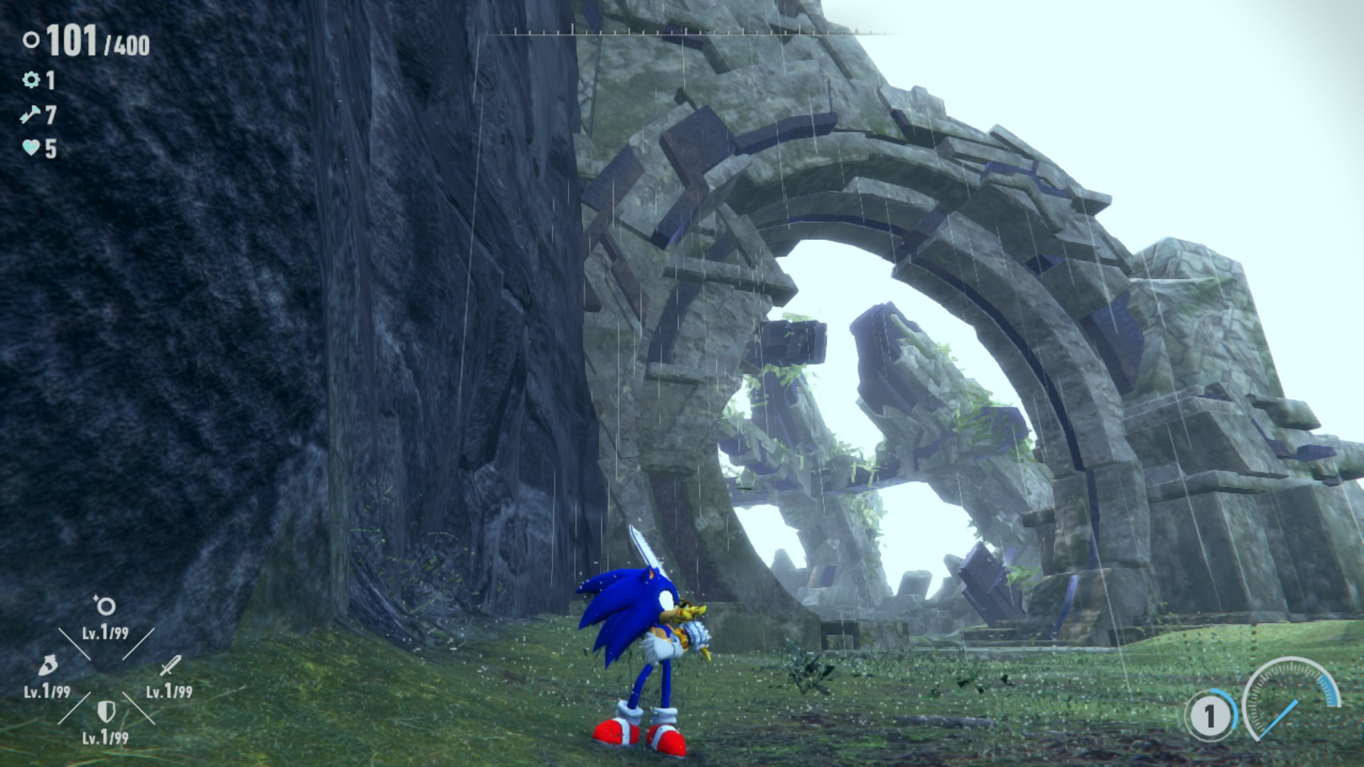 Black Knight Sonic (With Sword) Mod for Sonic Frontiers | Frontiers Mods