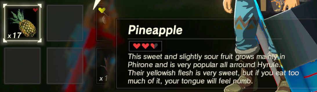 Pineapple Mod Mod for The Legend of Zelda: Breath of the Wild (WiiU) | BotW Mods