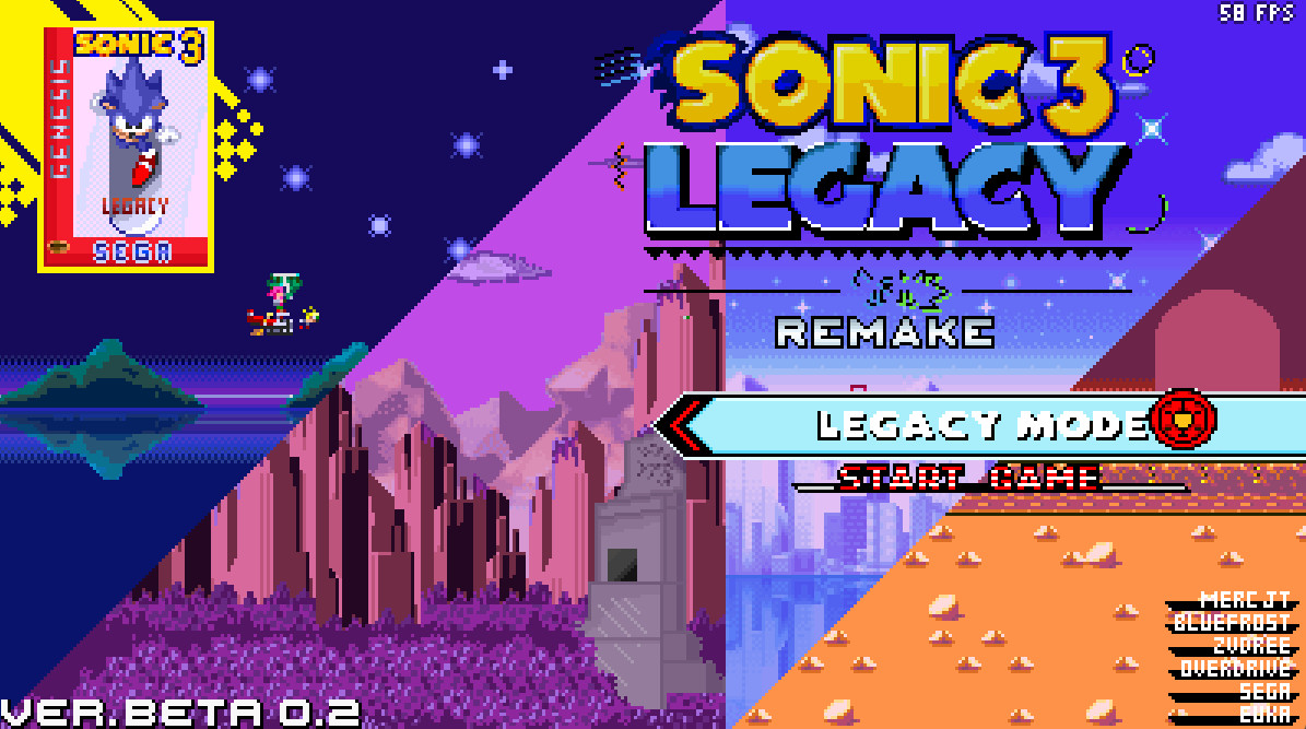 Sonic 3 Legacy Edition Remake [Sonic 3 A.I.R.] [Mods]