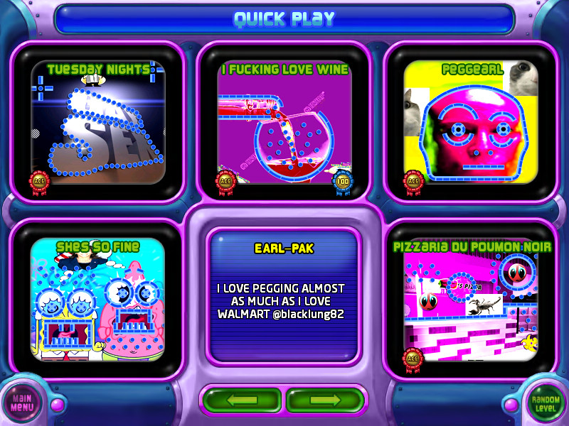 THE PEGGLE NIGHTS EARL-PAK© LEVEL PACK Mod for Peggle Nights | Peggle N ...