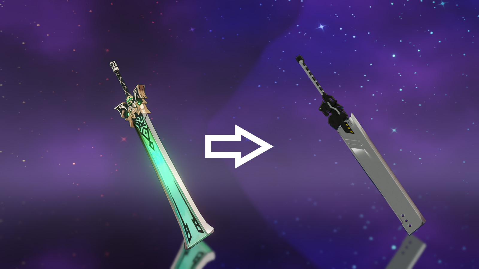 Type 40 Blade on Rainslasher Mod for Genshin Impact | GI Mods