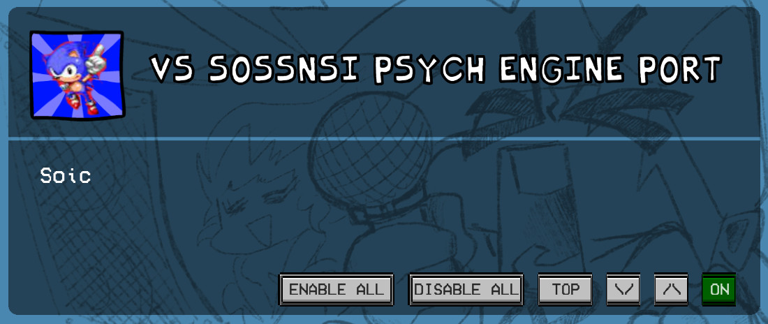 Vs sossnsi PSYCH ENGINE PORT [Friday Night Funkin'] [Mods]