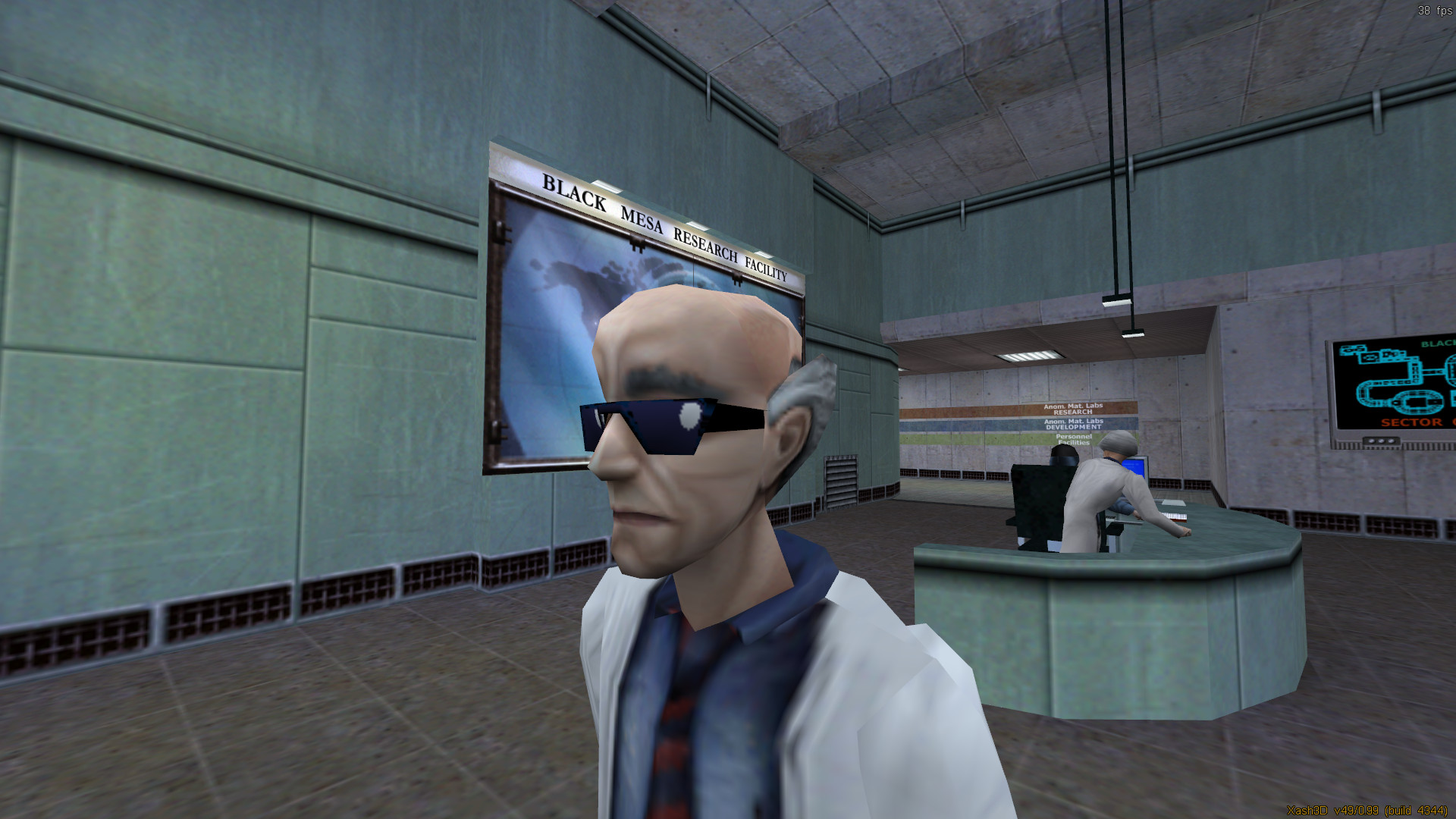 Scientist with MLG glasses Mod for Half-Life | HL Mods