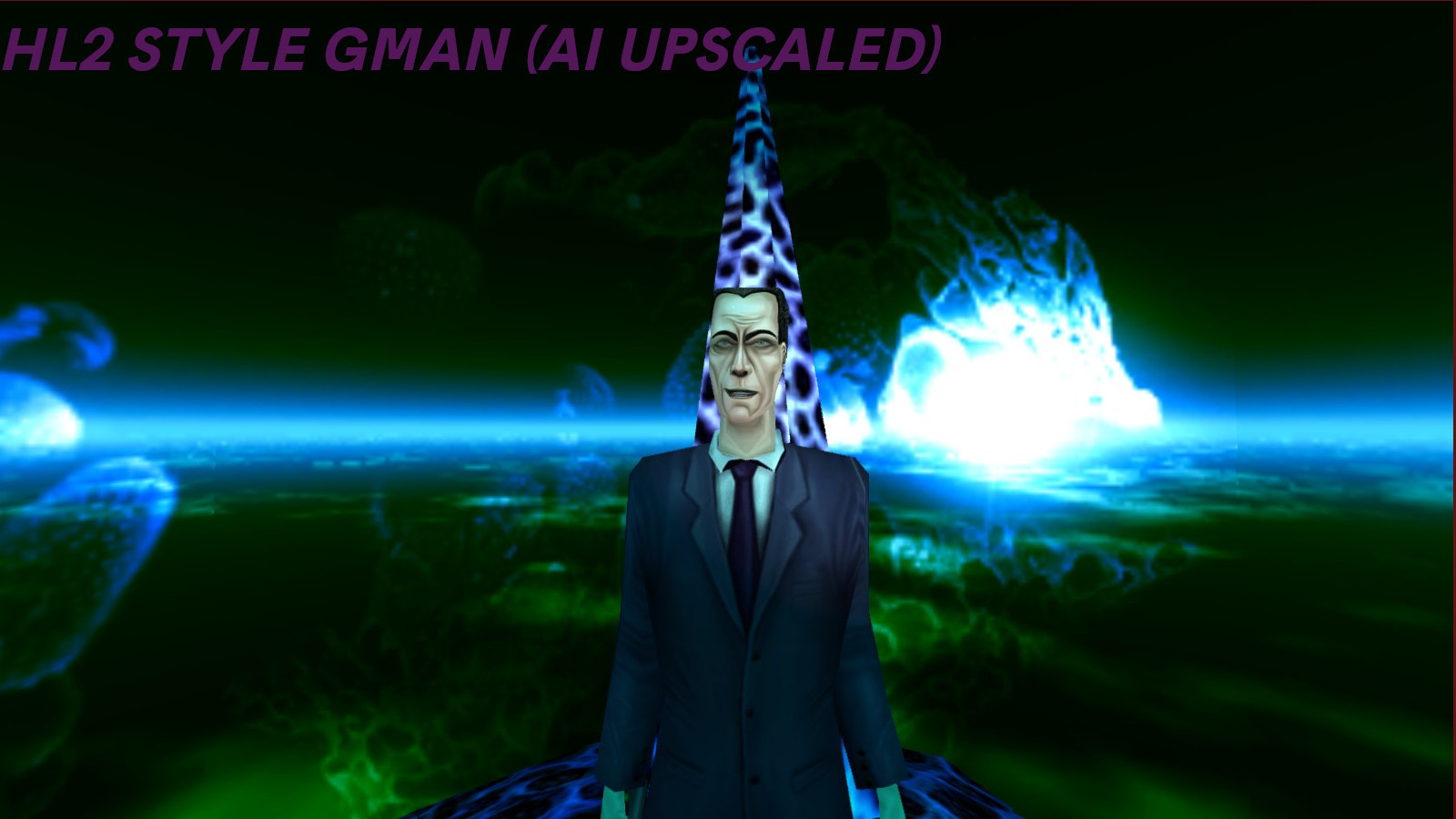 HL2 Style GMan but AI Upscaled! [Half-Life] [Mods]