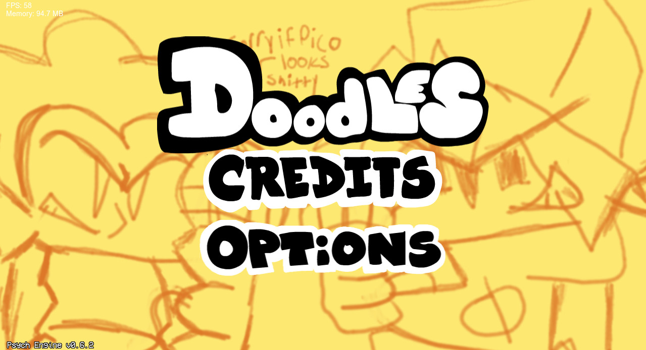 High Effort Doodles v1 Mod for Friday Night Funkin' | FNF Mods