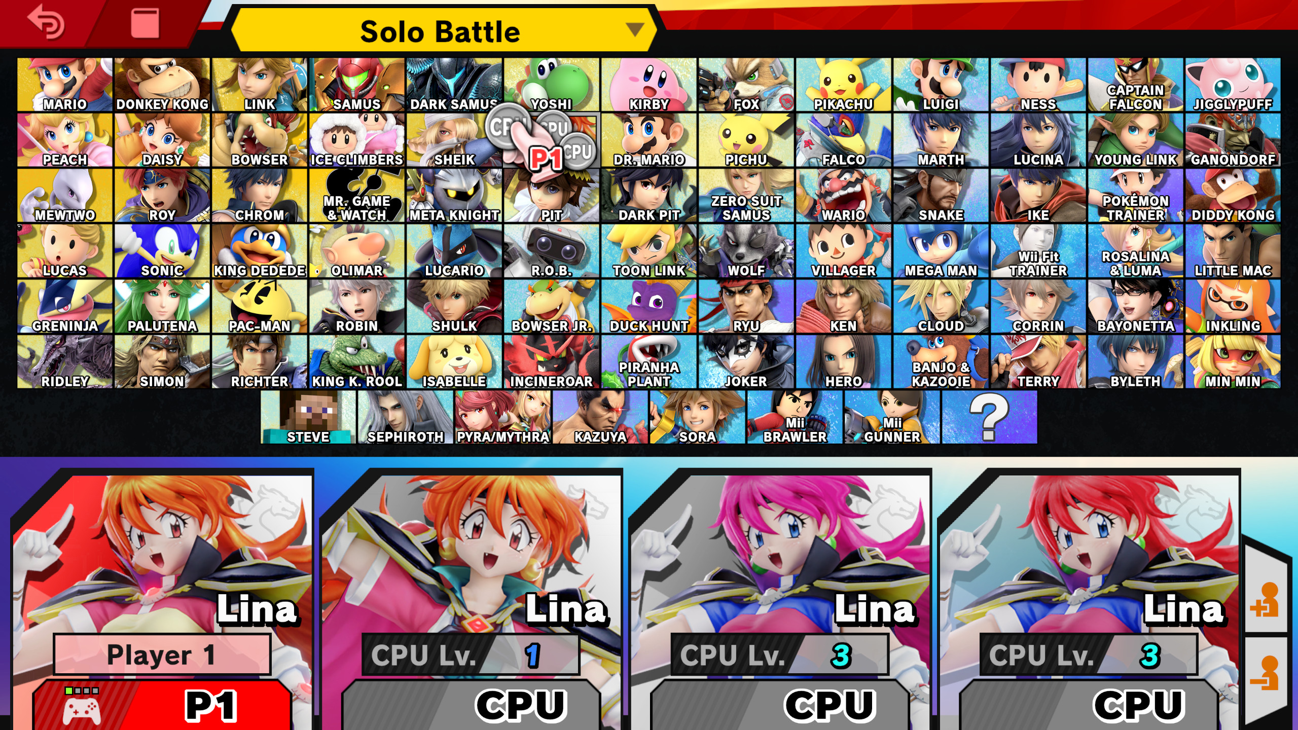 Lina Inverse over Zelda by @Ceruleancast Mod for Super Smash Bros ...