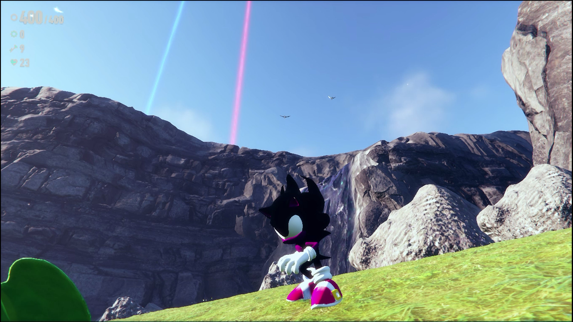 Dark Super Sonic over Base Sonic Mod for Sonic Frontiers | Frontiers Mods