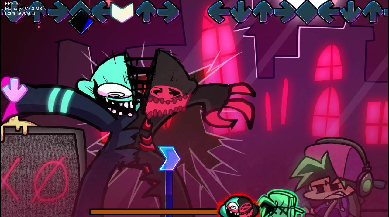 NEW Neo Extra Keys Notes Sprites Mod for Friday Night Funkin' | FNF Mods