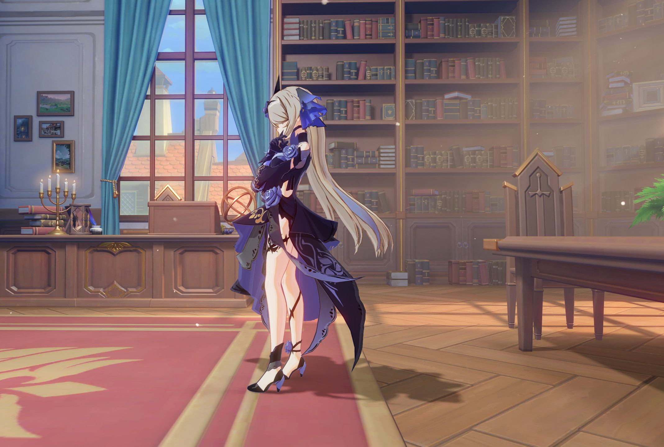 Rita Rossweisse (Fallen Rosemary) over Lumine Mod for Genshin Impact | GI Mods