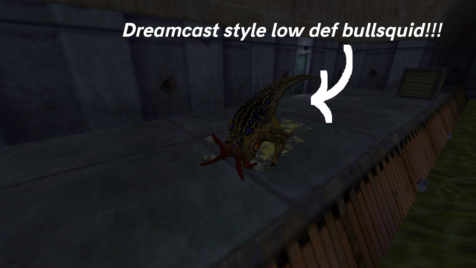Dreamcast style low def bullsquid! Mod for Half-Life | HL Mods