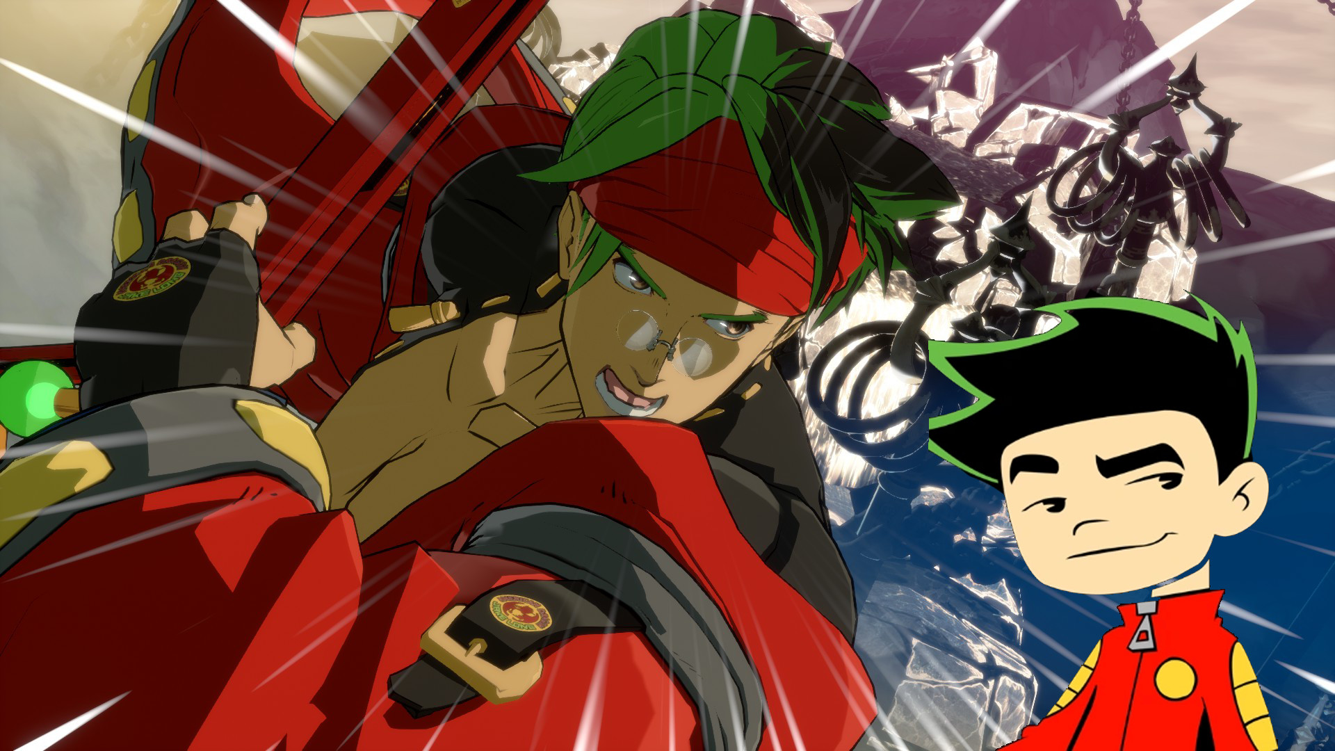 Jake Long American Dragon over Anji Mito Mod for GUILTY GEAR -STRIVE ...