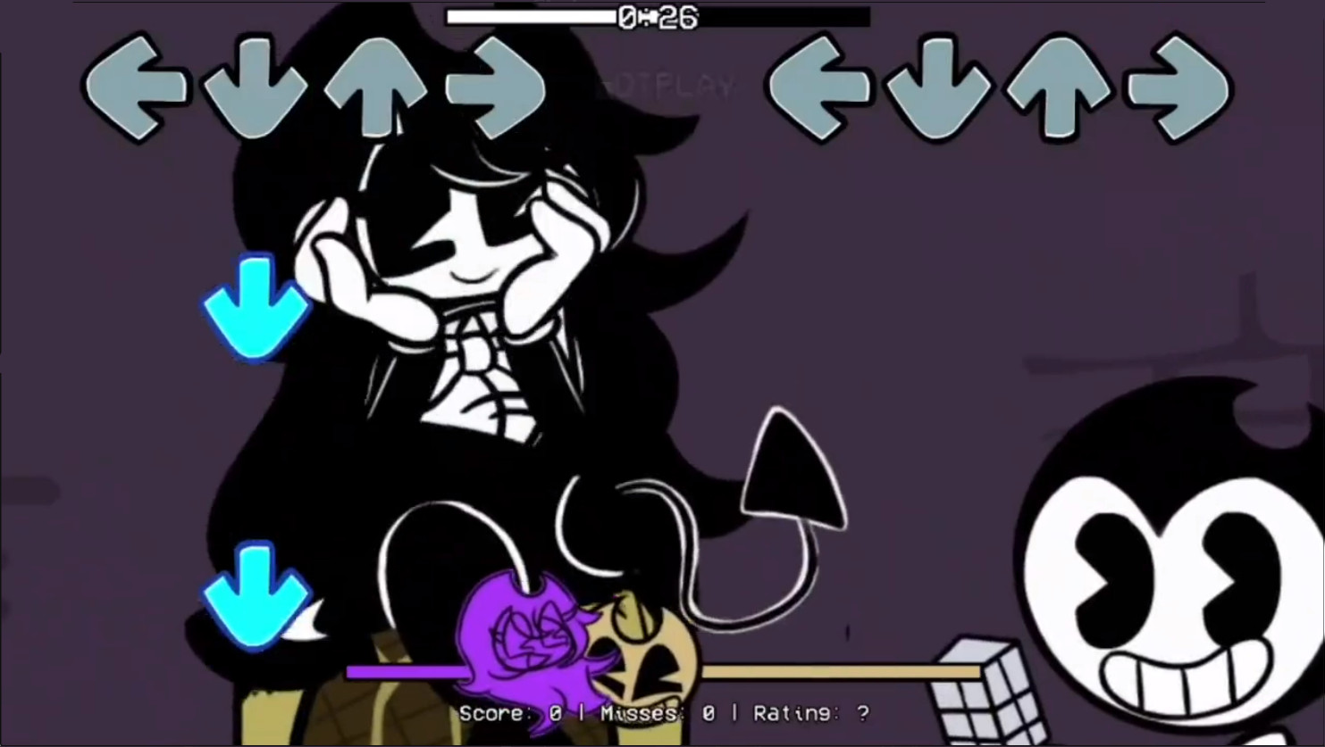 Bendy and Yumi over BF and GF (PSYCH ENGINE ONLY) Mod for Friday Night ...