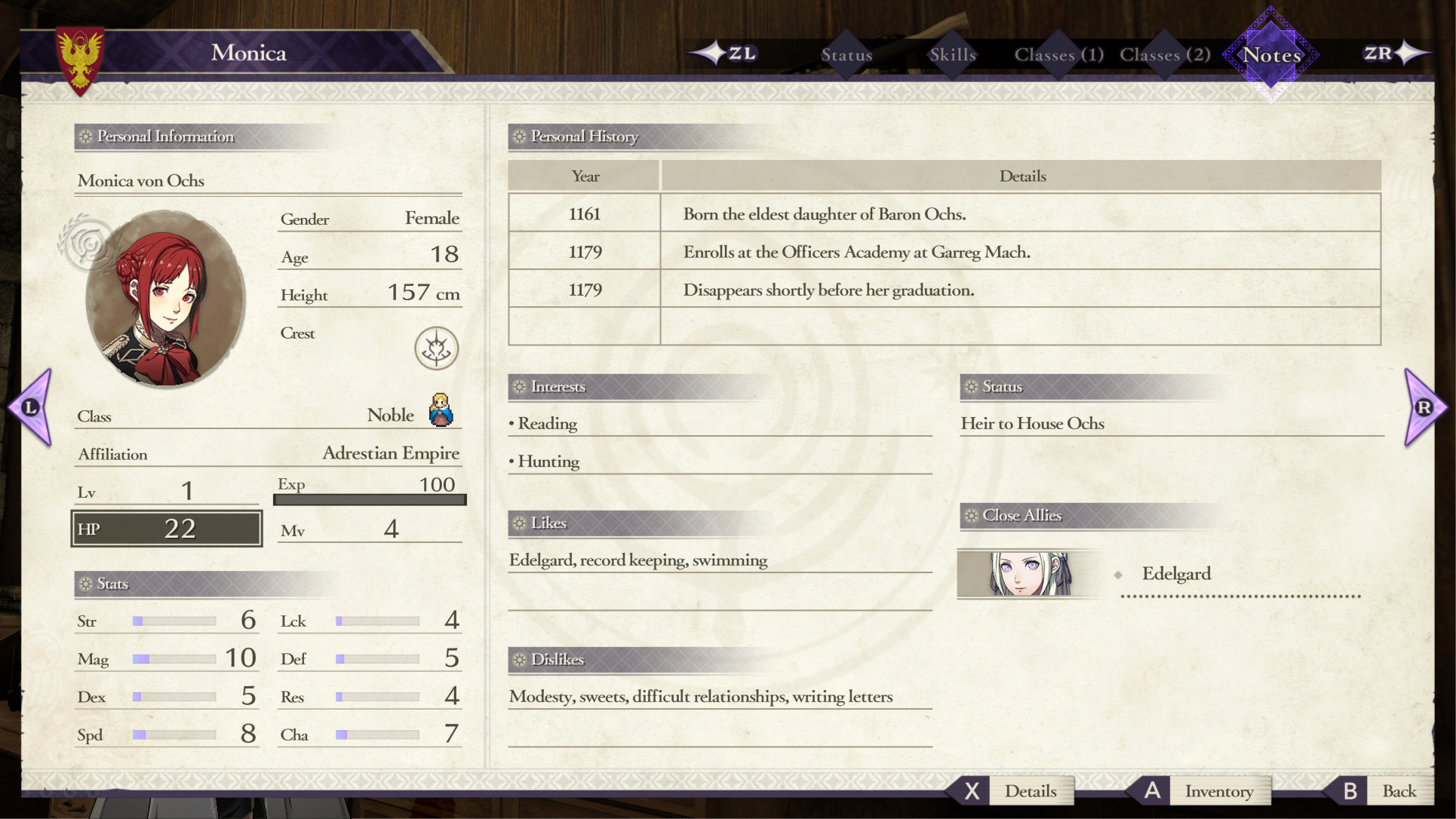 Monica (Three Hopes Inspired) Mod for Fire Emblem: Three Houses | FE3H Mods