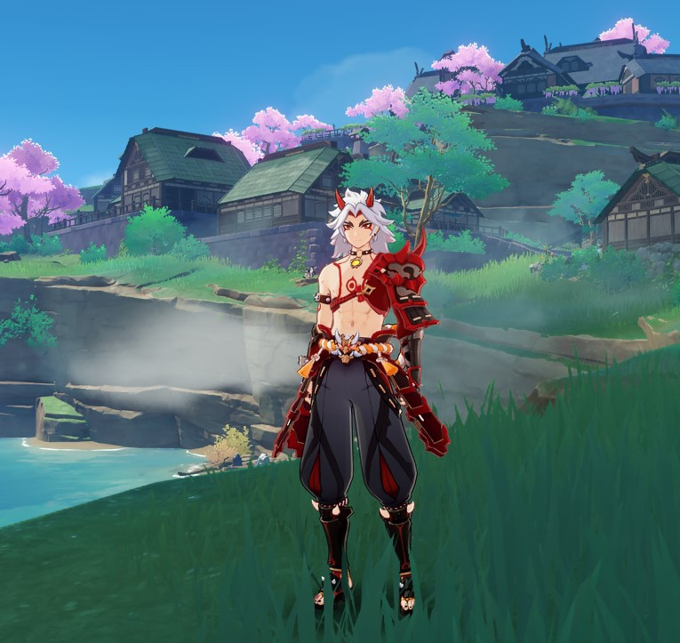 Arataki "Crimson Oni" Itto Mod for Genshin Impact | GI Mods