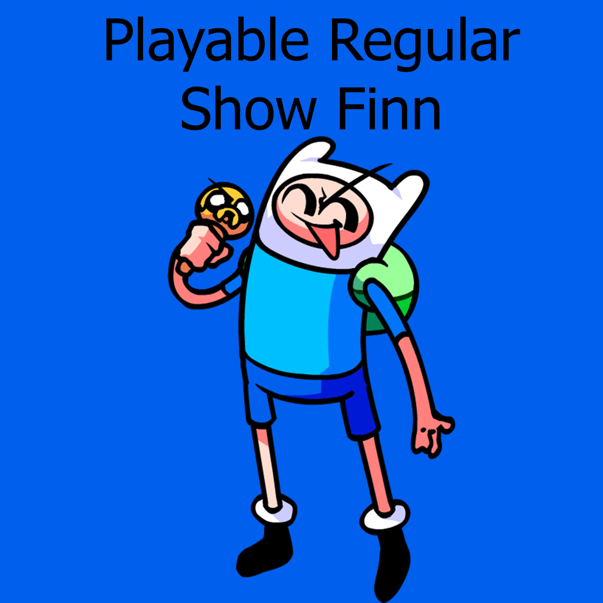 Playable Regular Show Finn Mod for Friday Night Funkin' | FNF Mods