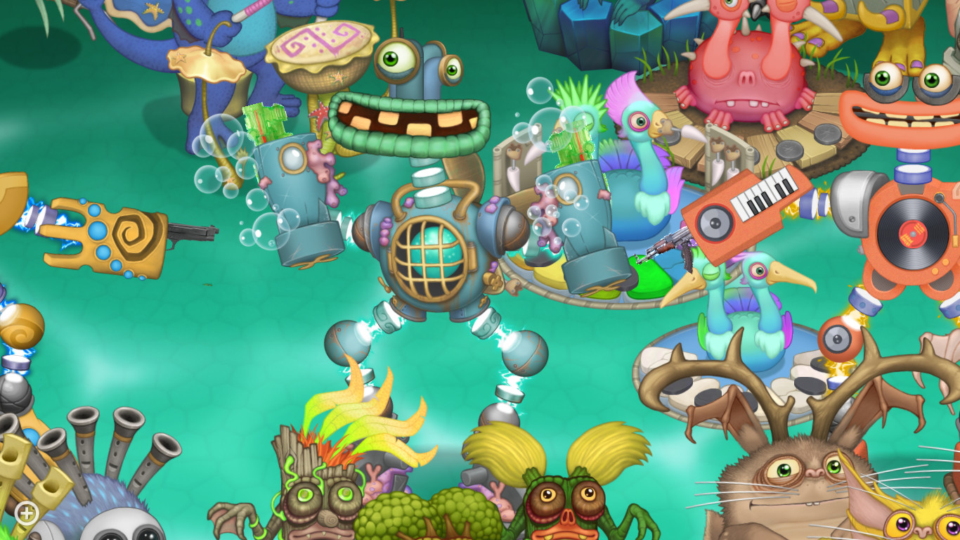 wubbox with a fucking gun(rare update) Mod for My Singing Monsters ...