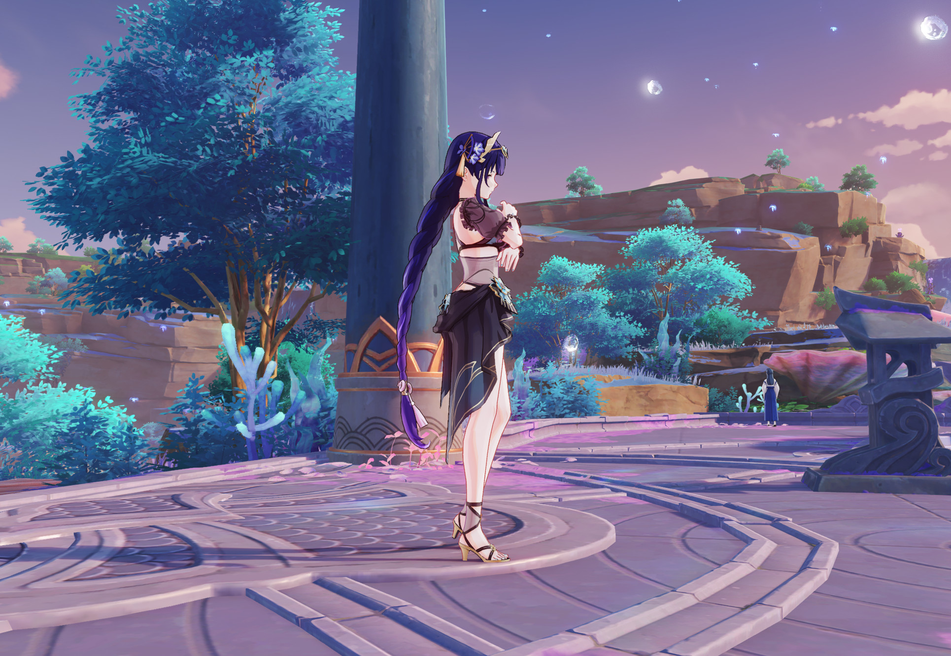 Raiden Shogun in HI3rd Eden's Summer Outfit Mod for Genshin Impact | GI ...