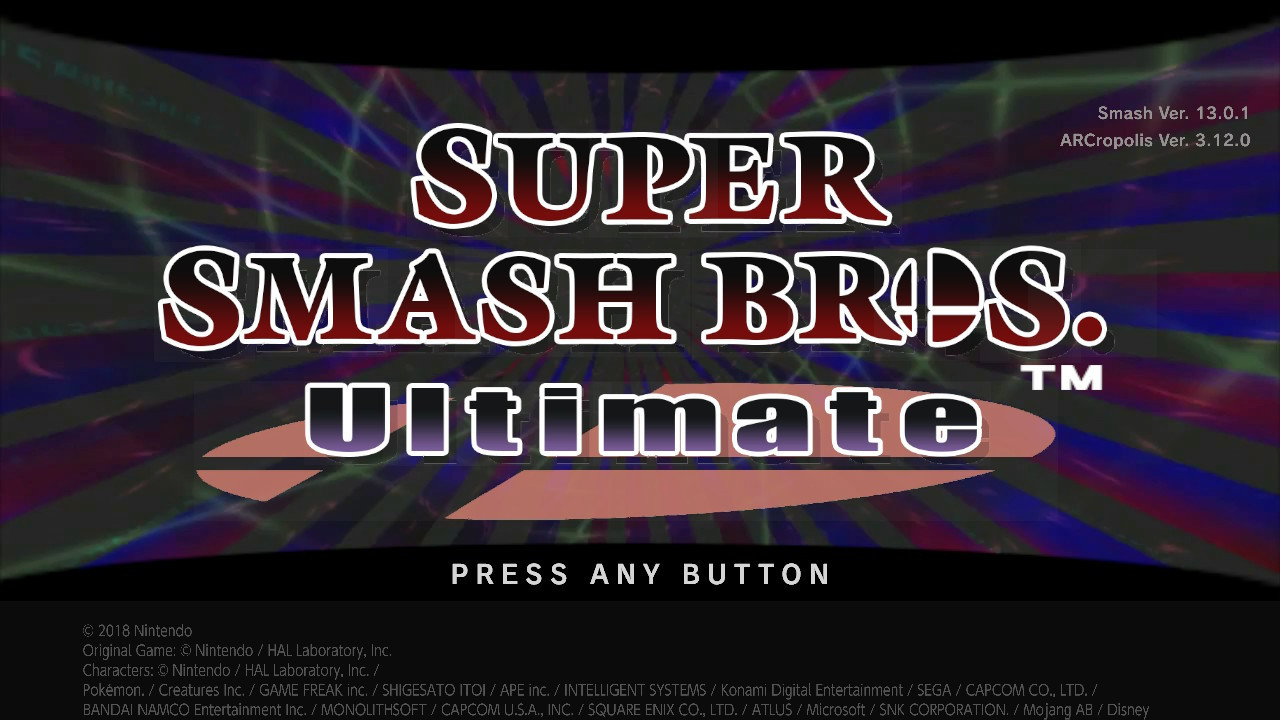 Melee Title Screen [Super Smash Bros. Ultimate] [Mods]