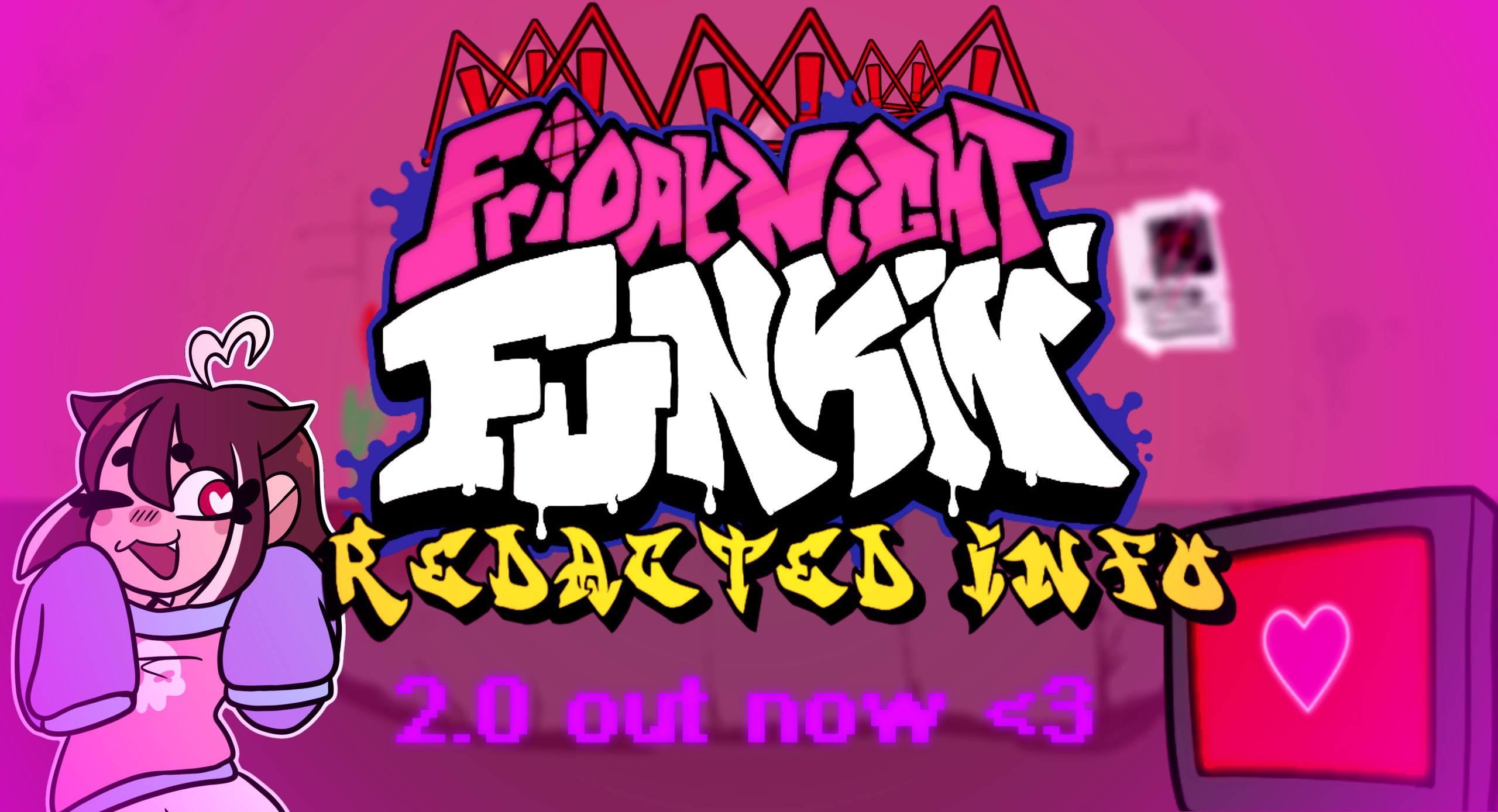 QT mod Redacted info [Friday Night Funkin'] [Mods]