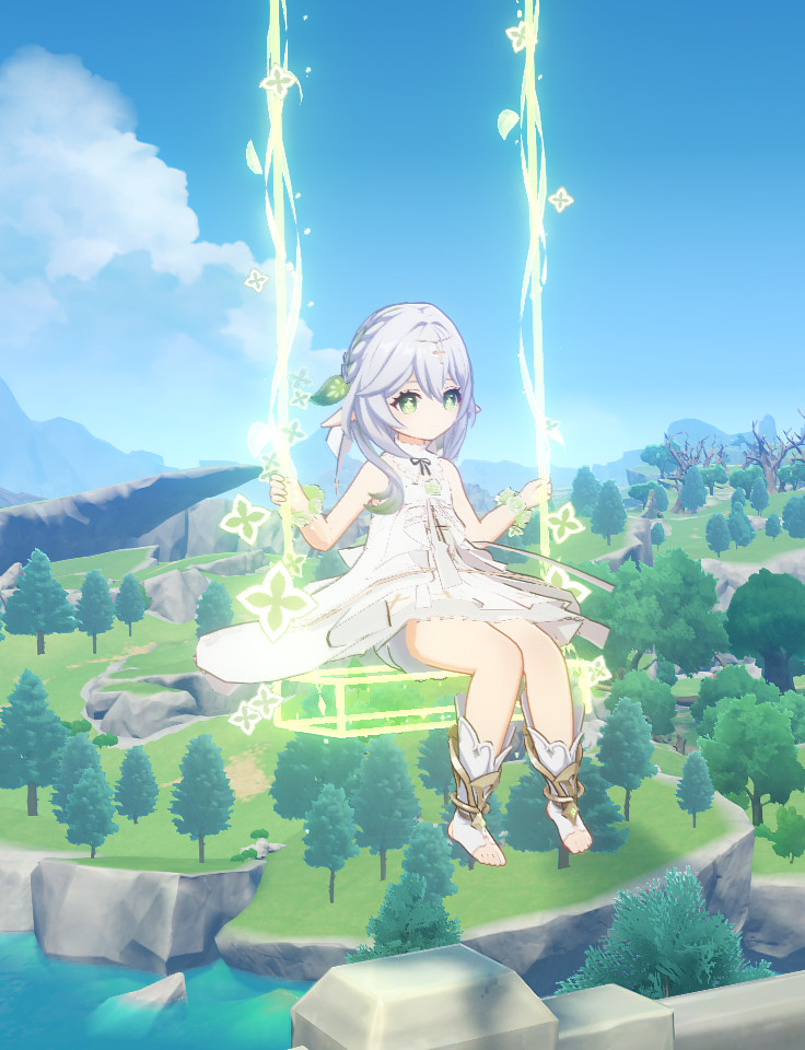 Nahida Wedding Dress (White & Green Version) [Genshin Impact] [Mods]