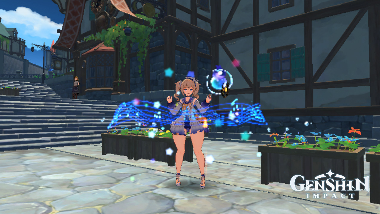 Thicc Summertime Barbara Mod for Genshin Impact | GI Mods