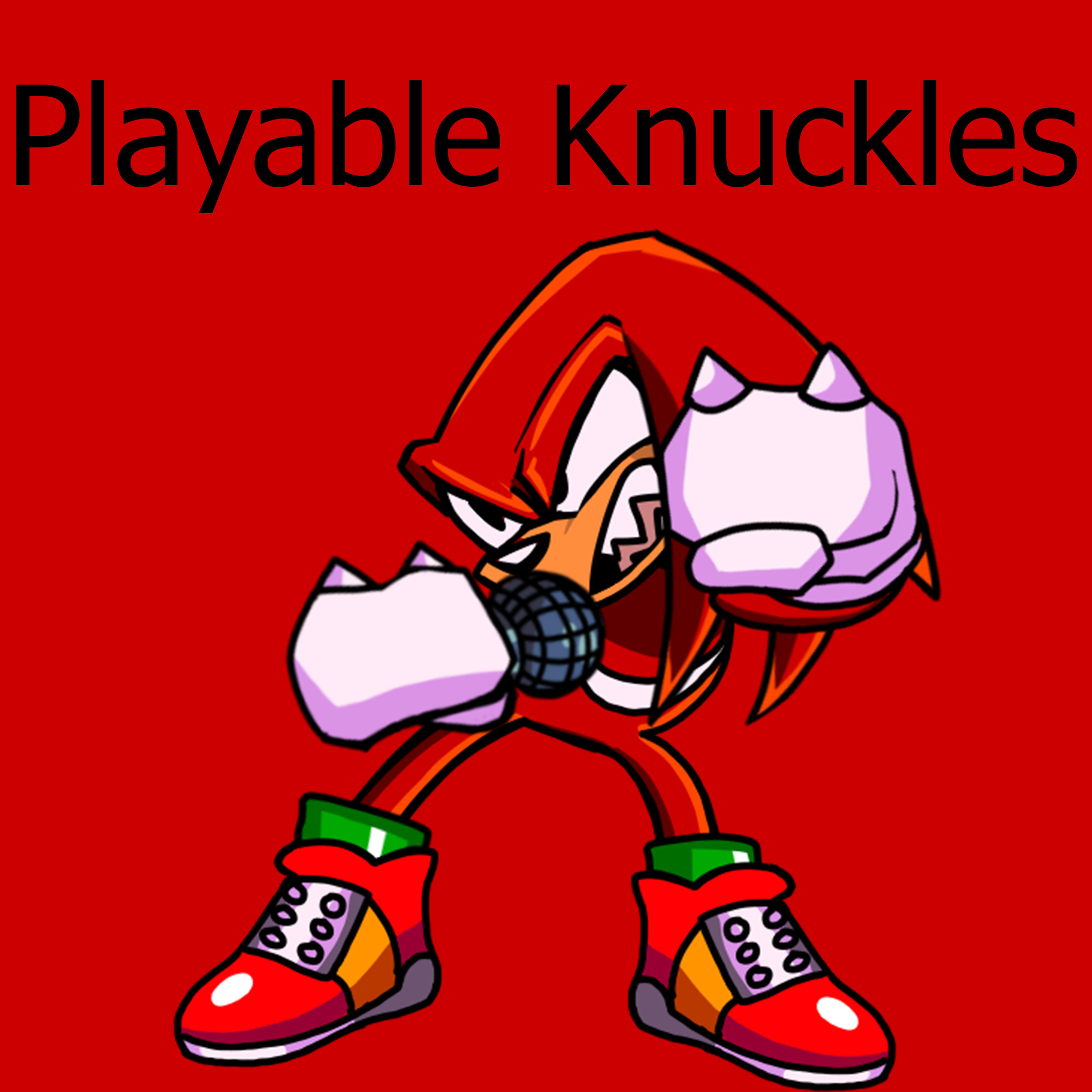 Playable Knuckles Mod for Friday Night Funkin' | FNF Mods